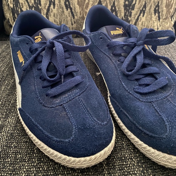 Puma | Shoes | Puma Mens Astro Cup Sneaker Blue Indigo White | Poshmark